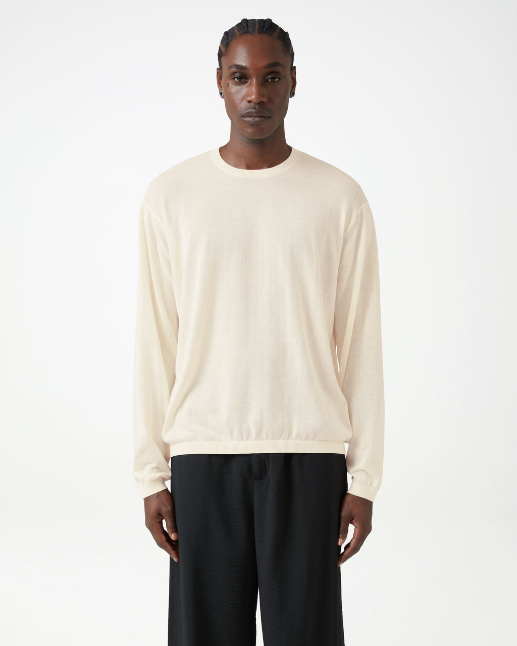 Daniel Simmons - Elba Knit Long Sleeve - Cream