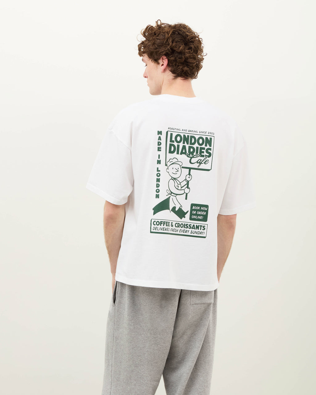 Daniel Simmons - London Diaries Delivered Fresh T-shirt - White