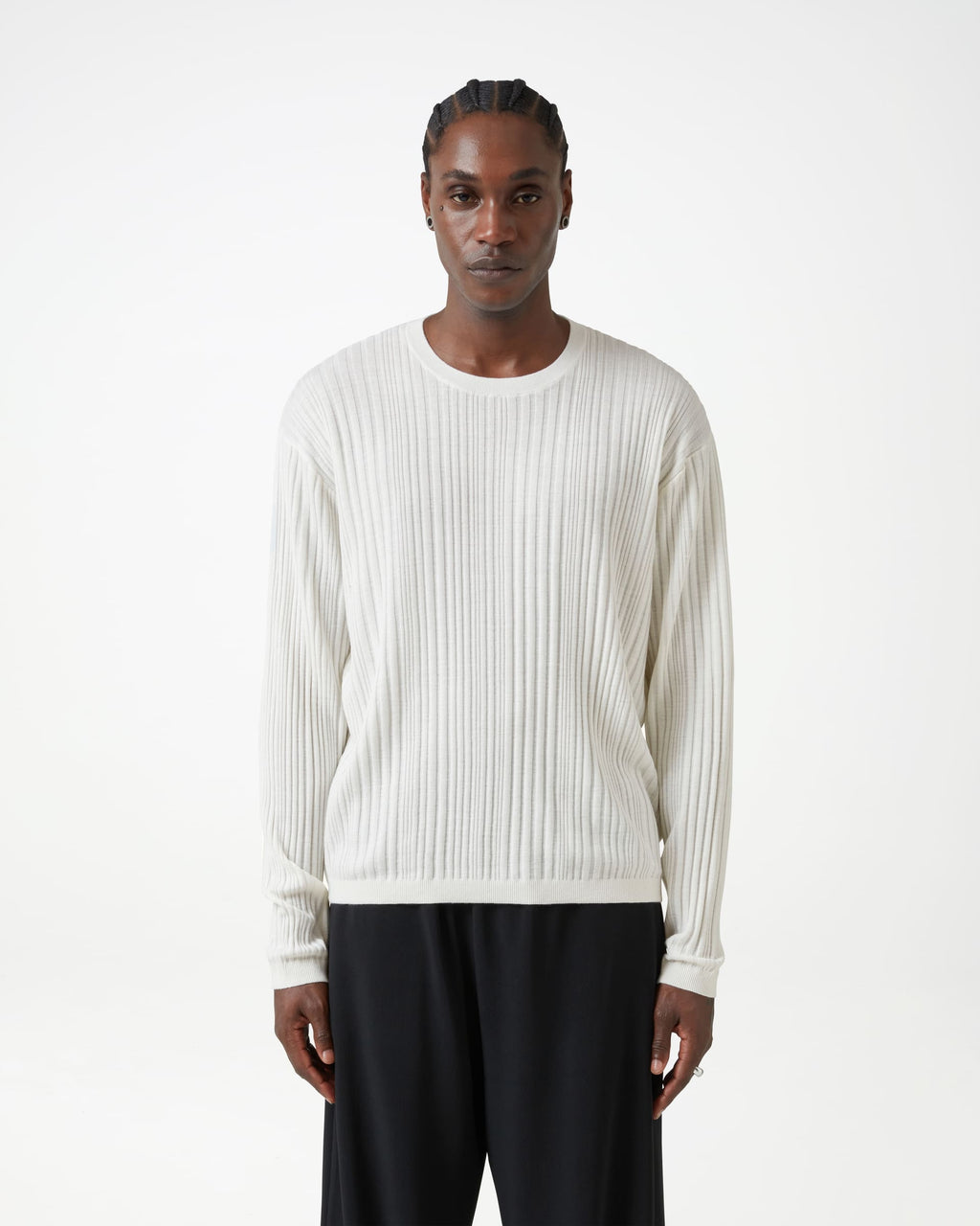 Daniel Simmons - Pelosa Knit Long Sleeve - Ivory