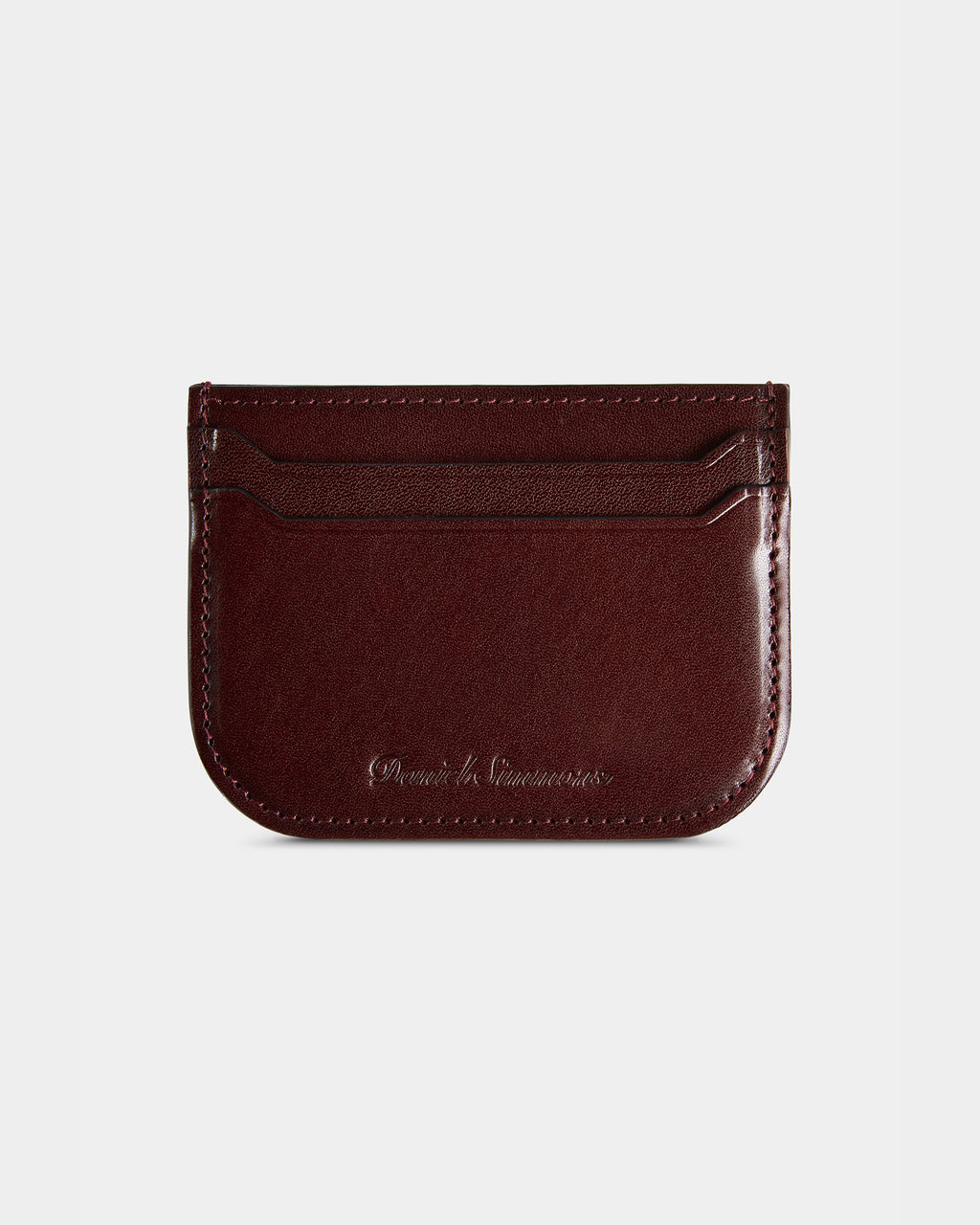 Curved Card Holder - Burgundy – Daniel Simmons