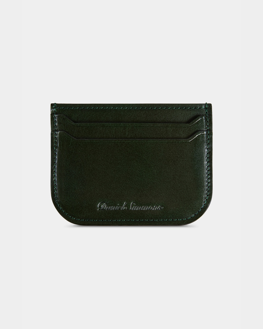 Curved Card Holder - Deep Green – Daniel Simmons