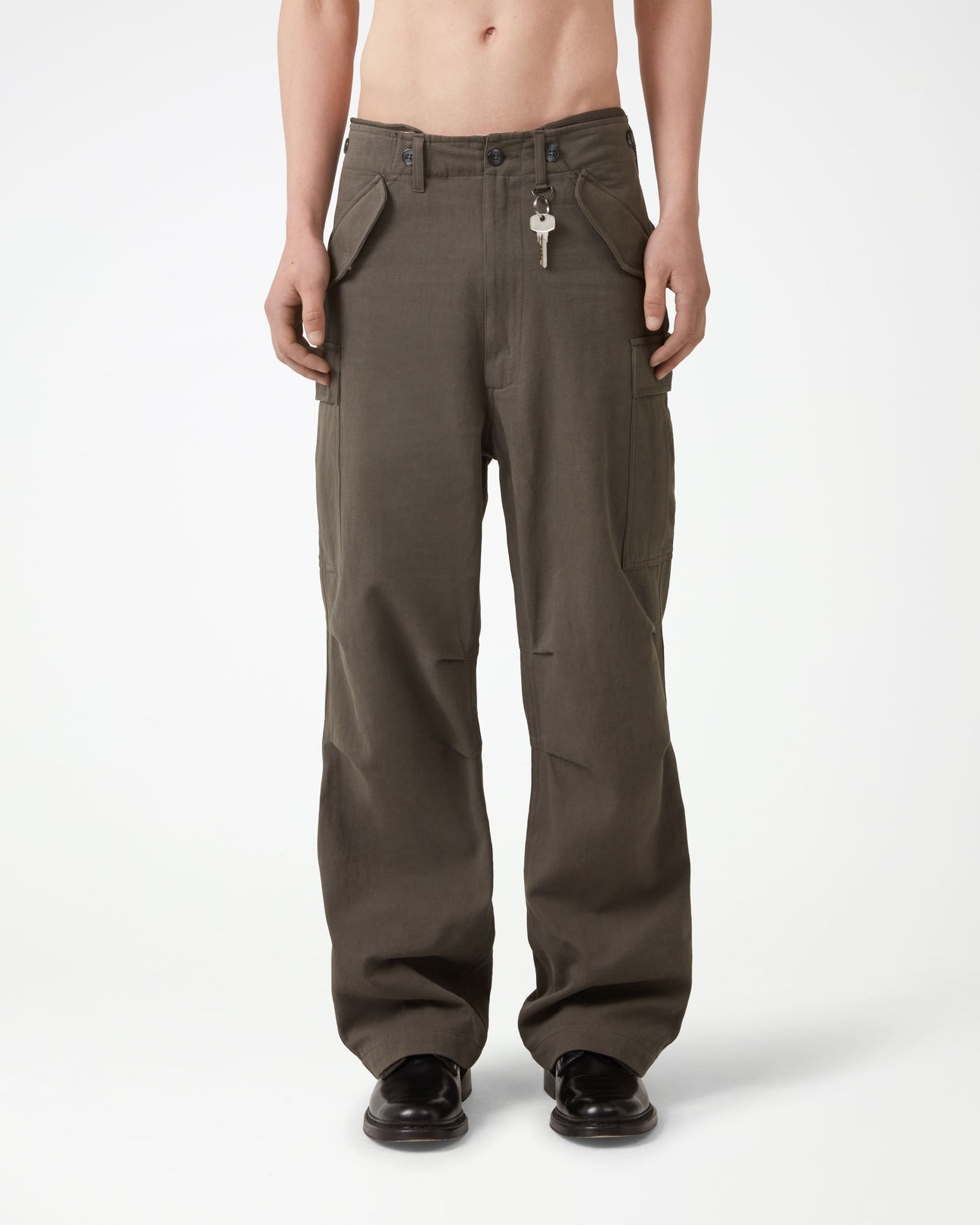 Daniel Simmons - Military Cargo Trousers V2 - Slate Green