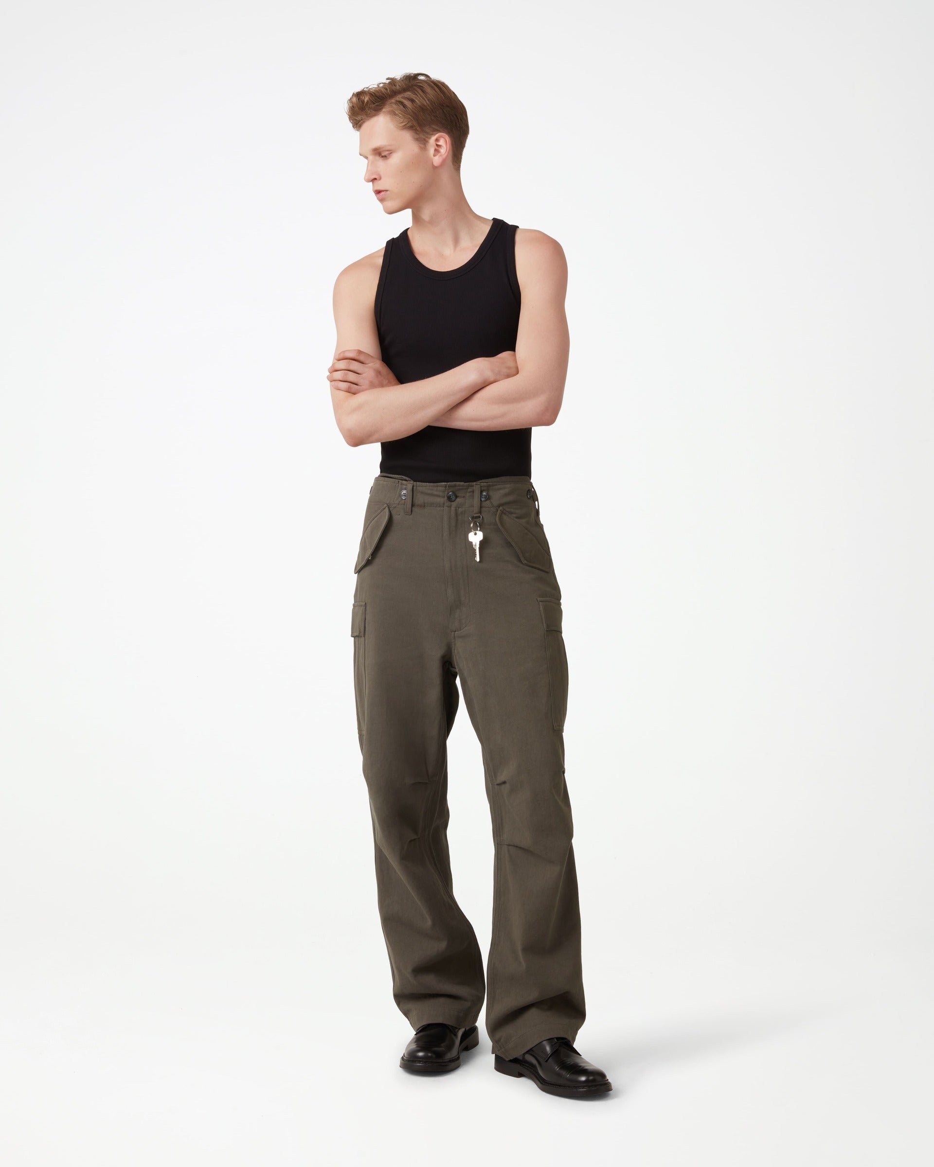 Daniel Simmons - Military Cargo Trousers V2 - Slate Green